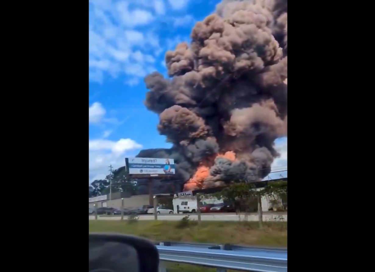 Georgia Chemical Plant Fire Spurs Evacuations Over Toxic Smoke Fears